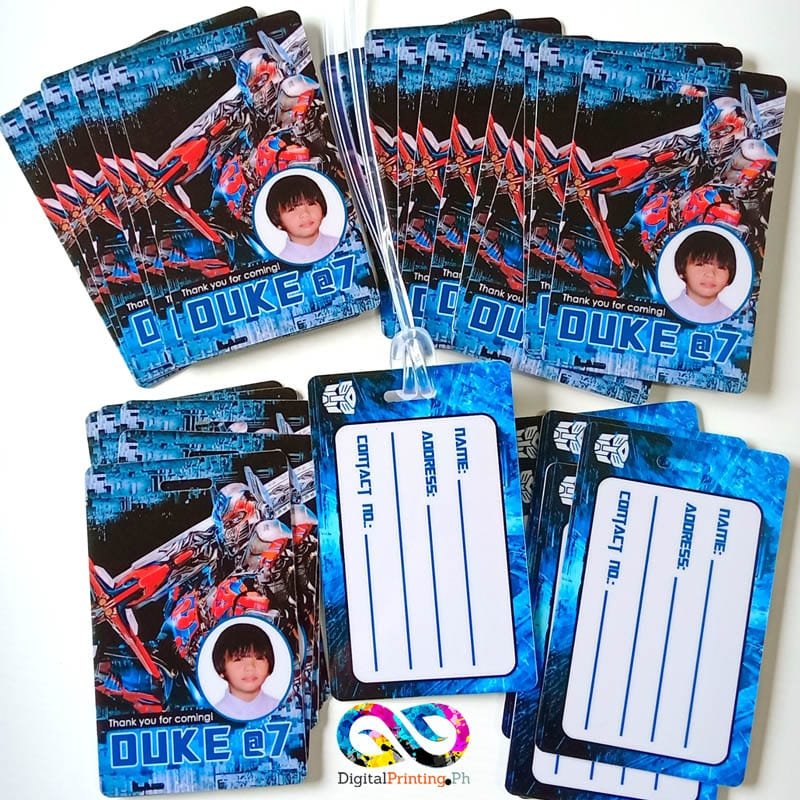 PVC Bag Tags Philippines Delivery No Minimum Order Quantity