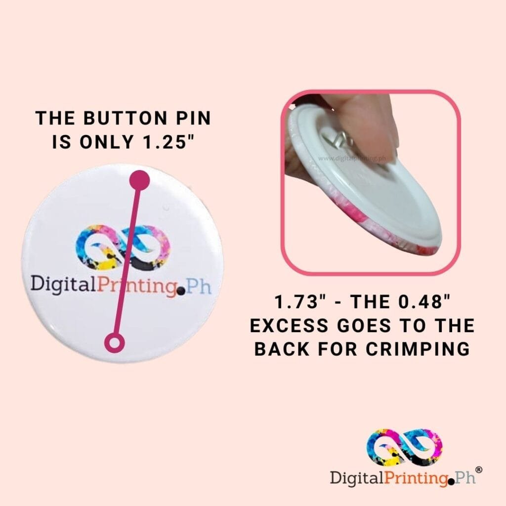 ₱15 Custom Button Pins 32 mm | Glossy Pins Philippines