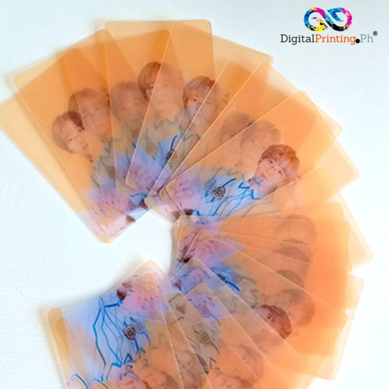 Translucent Cards. Photocards. Philippines Delivery. No Minimum.