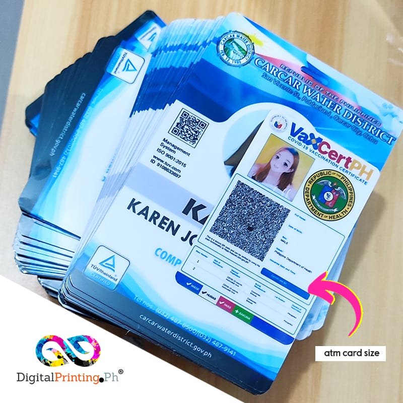 Custom ID Card Size Printing Philippines Delivery 